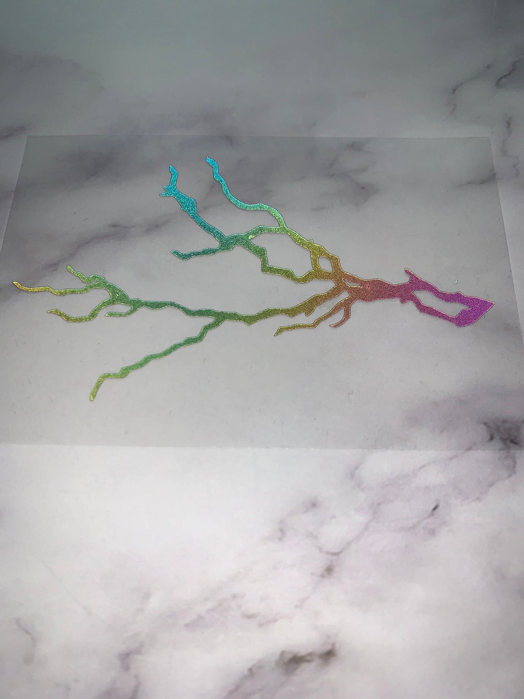 3M Rainbow Reflective Lightning Bolts - Etsy