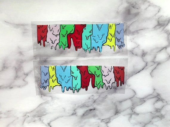 Drip HEAT TRANSFER DECAL Air Force 1 Custom Air Force 1 | Etsy