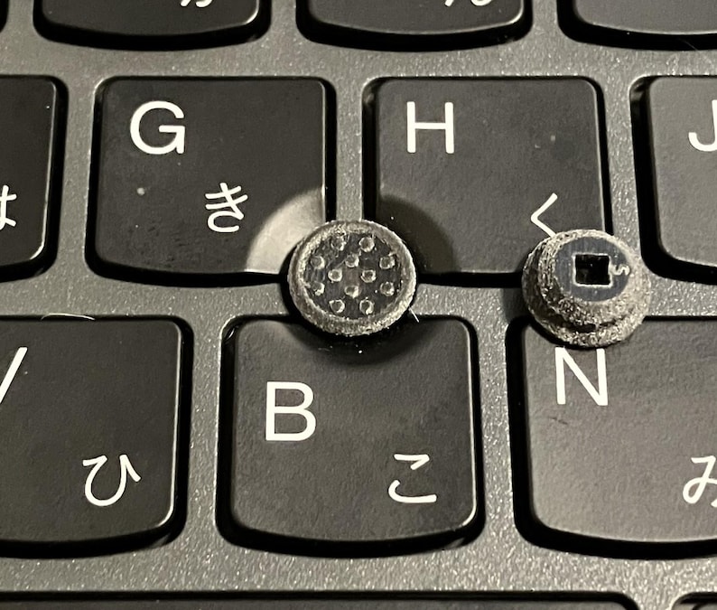3mm Soft Rim Type Trackpoint Black Cap: 3D Printed Thinkpad Replacement ...