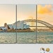 Sydney Canvas Street Map Print Sydney Extra Large Wall Art Australia ...