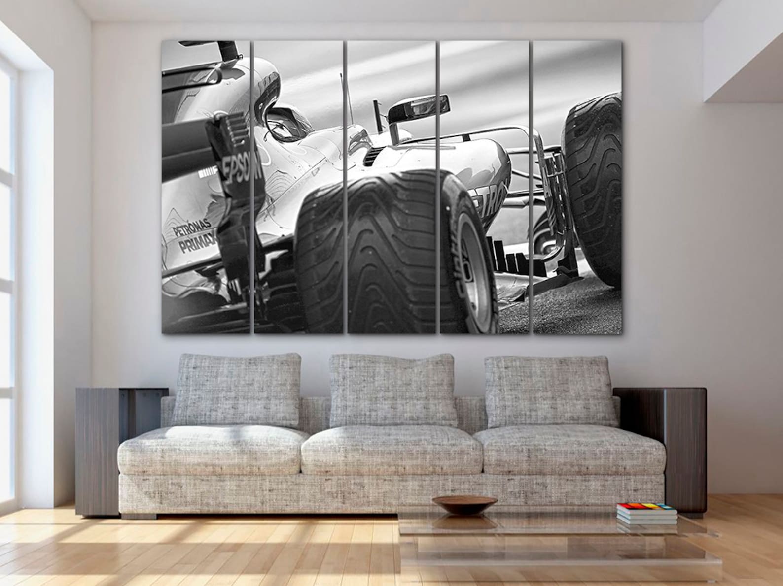 Formule 1 toile décor F1 art mural Ferrari voiture art Moteur - Etsy France