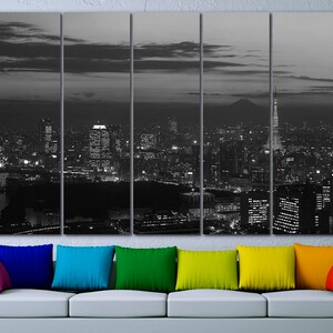 Tokyo Canvas Japan Map Print Tokyo Wall Art 東京 Art Decor Japan - Etsy