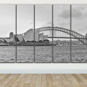 Sydney Canvas Street Map Print Sydney Extra Large Wall Art Australia ...