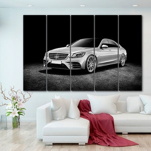 Mercedes-benz Canvas Mercedes Benz Decor Muscle Car CLS Car - Etsy