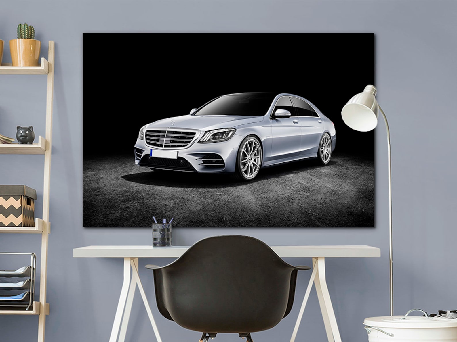 Mercedes-Benz canvas Mercedes Benz decor Muscle car CLS car | Etsy