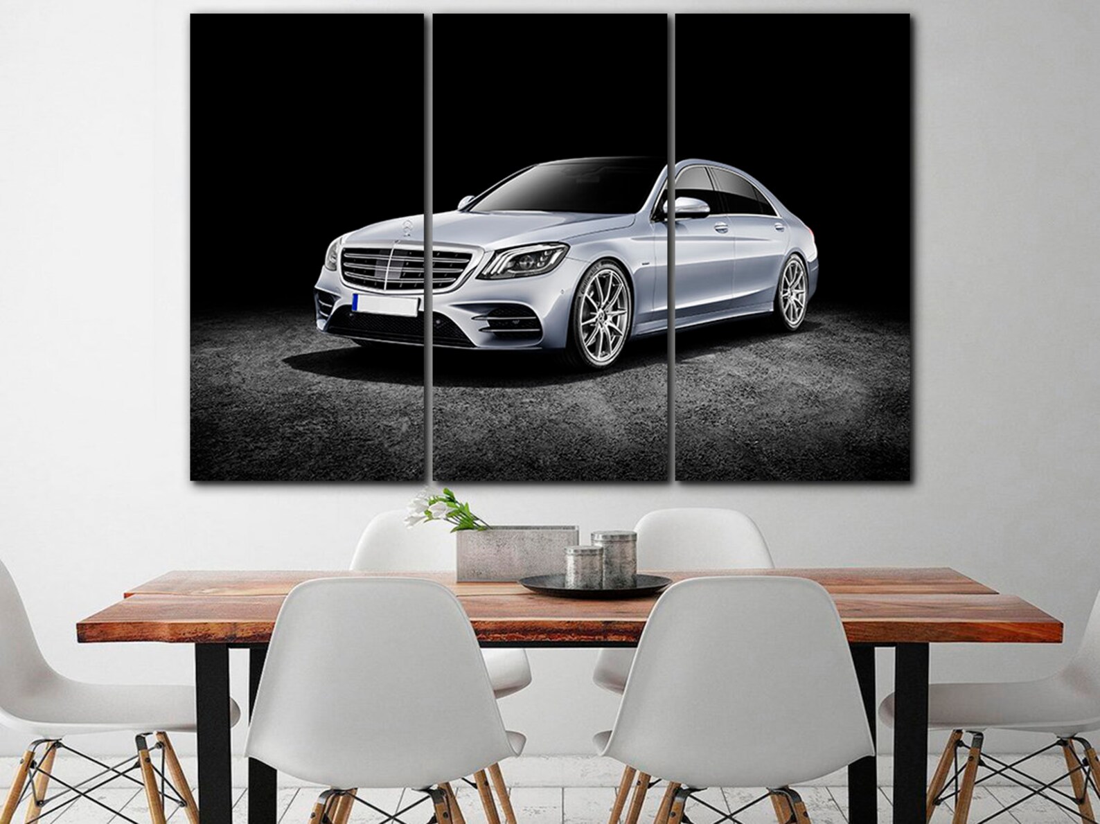 Mercedes-Benz canvas Mercedes Benz decor Muscle car CLS car | Etsy