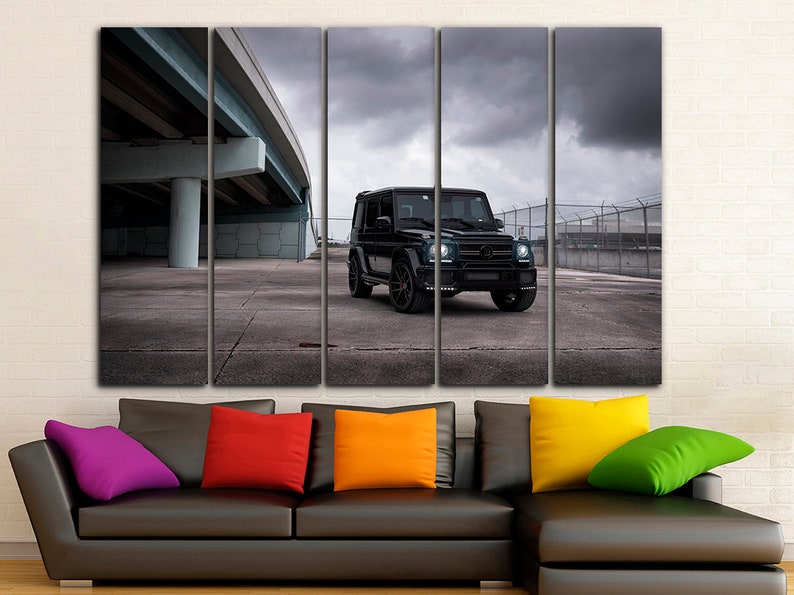 Mercedes-benz Canvas Mercedes Benz Decor Muscle Car G63 AMG | Etsy