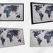 Alphabet World Map Canvas Kids World Map Deco Large World Map Nursery ...