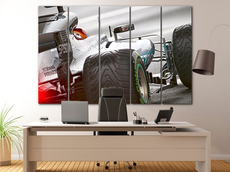 Formula 1 Canvas Decor F1 Wall Art Ferrari Car Art Engine - Etsy