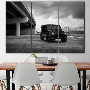 Mercedes-benz Canvas Mercedes Benz Decor Muscle Car G63 AMG | Etsy