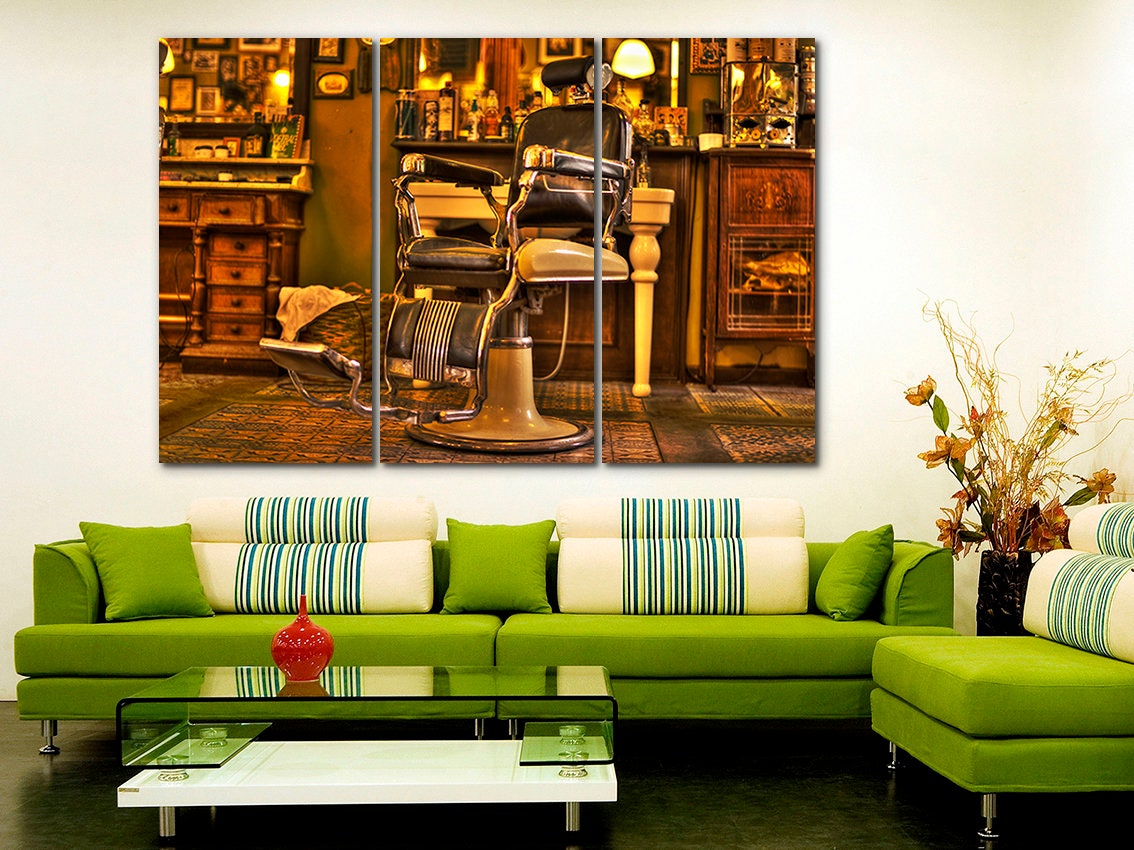 Barber Shop Canvas Barber Print Motivational Art Barber Pole | Etsy