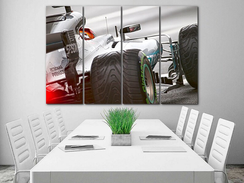 Formula 1 Canvas Decor F1 Wall Art Ferrari Car Art Engine - Etsy