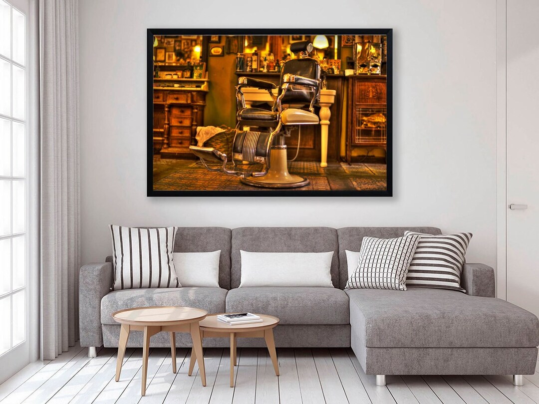 Barber Shop Canvas Barber Print Motivational Art Barber Pole - Etsy