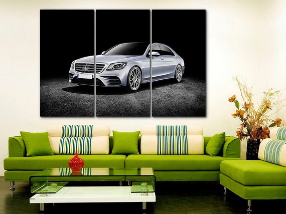 Mercedes-benz Canvas Mercedes Benz Decor Muscle Car CLS Car | Etsy