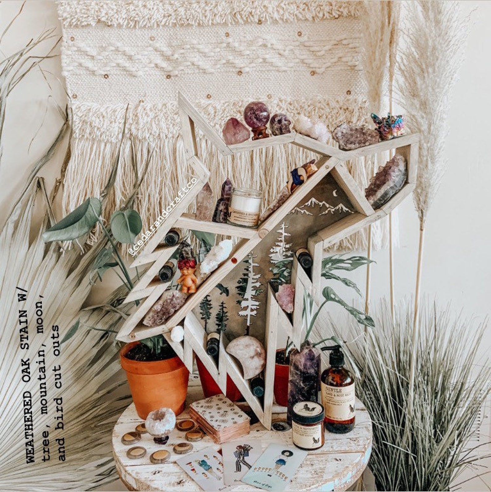 Wolf Head Wolf Shelf Crystal Shelf Essential Oil Shelf - Etsy