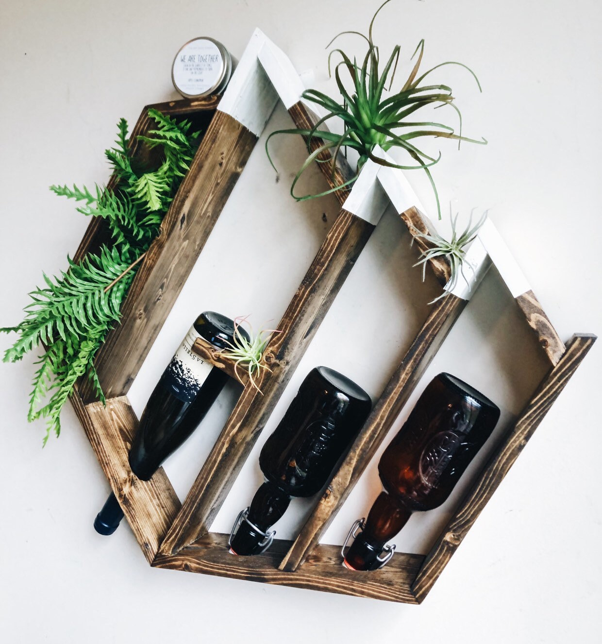 Mountain Shelf Triangle Shelf Wine Rack Wine Gifts Wine - Etsy Canada