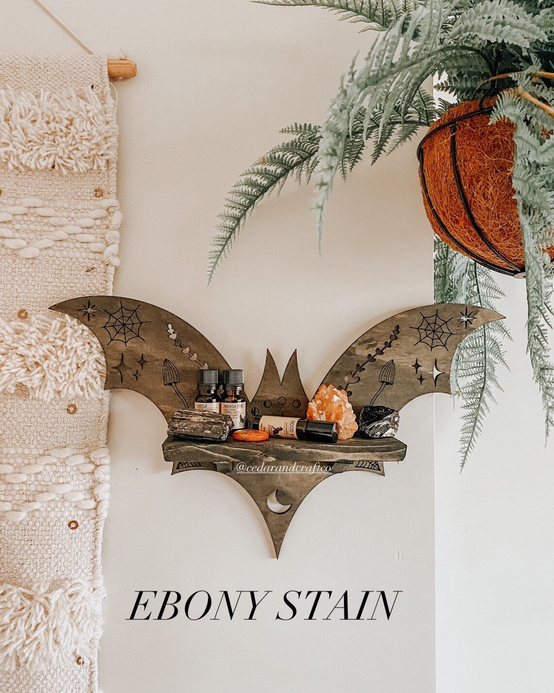 Bat shelf wooden bat Halloween decor spooky autumn decor | Etsy