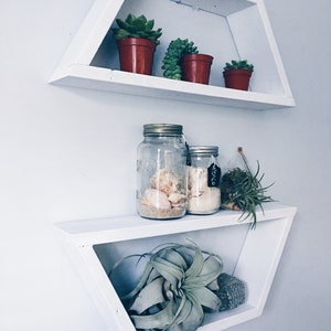 Hexagon Shelf Trapezoid Shelf Half Hexagon Shelf Floating | Etsy