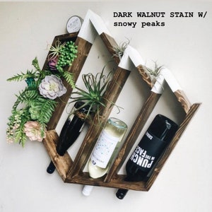 Mountain Shelf, Triangle Shelf, Wine Rack, Wine Gifts, Wine Bottle ...