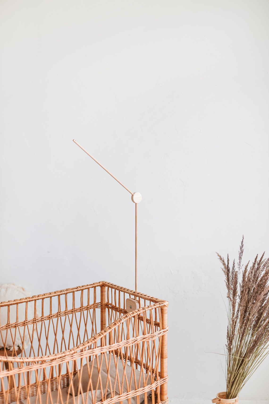 Baby Mobile Holder for Crib Wooden Cot Mobiles Arm From Ash - Etsy