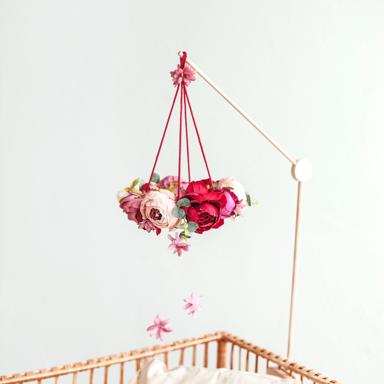 Baby Mobile Holder for Crib Wooden Cot Mobiles Arm From Ash - Etsy