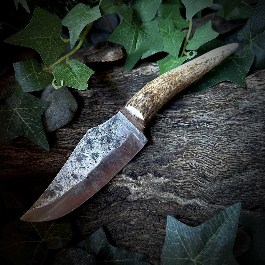 Dunedain Ranger Hunting Knife (elk Antler Tine Handle) - Etsy