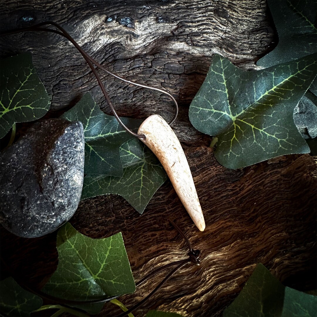 Antler Spike Pendant - Light Texture - Etsy