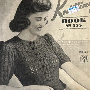 Vintage Ladies 1940s Lincoln Mills Ladies Knitting Book - Etsy