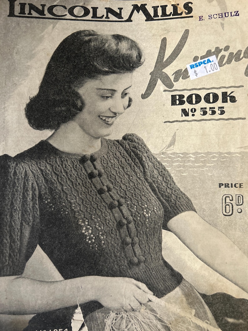 Vintage Ladies 1940s Lincoln Mills Ladies Knitting Book - Etsy