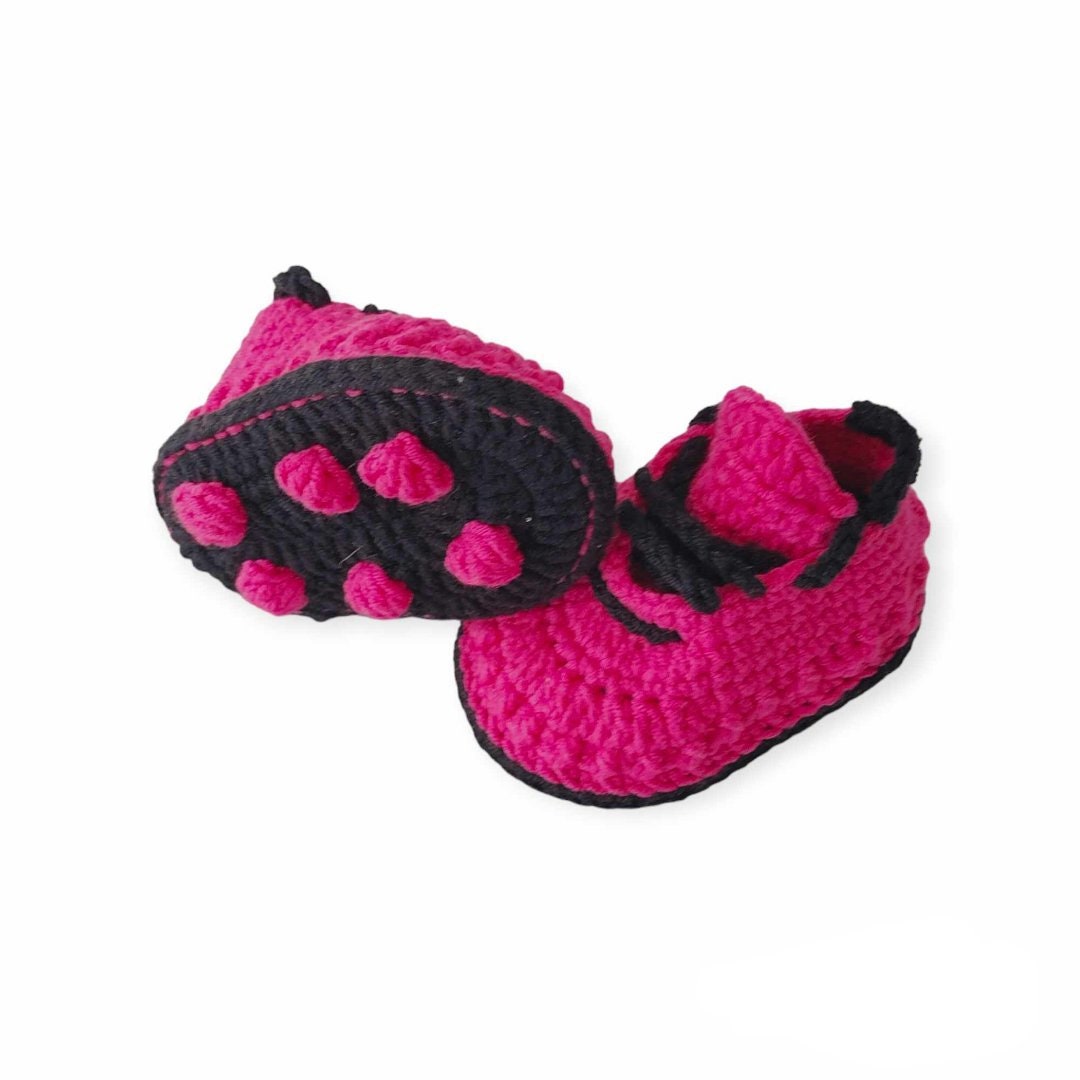 Crochet Soccer Shoes, Cleats Girl Newborn , Football First Cleats, Girl ...
