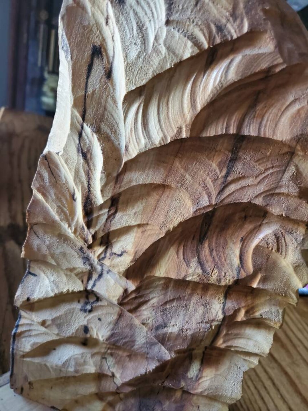 Abstract Spalted Maple Sculpture - Etsy