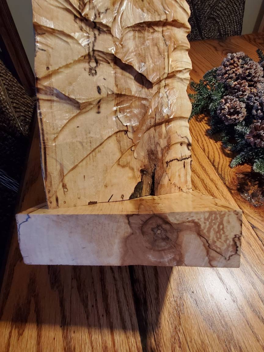 Abstract Spalted Maple Sculpture - Etsy