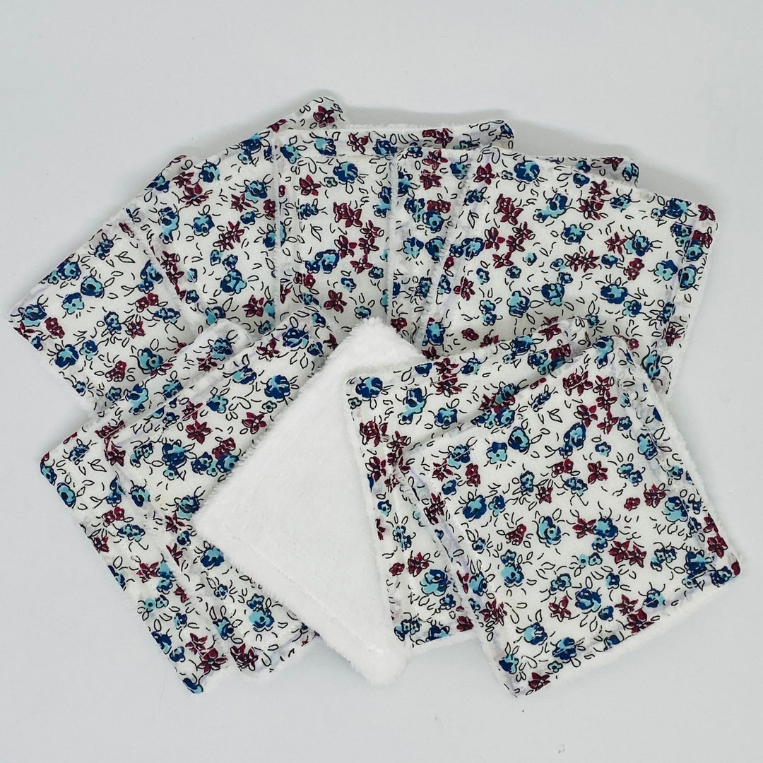 Set of 10 Washable Cotton Pads to Remove Makeup Sponge / Bamboo ...