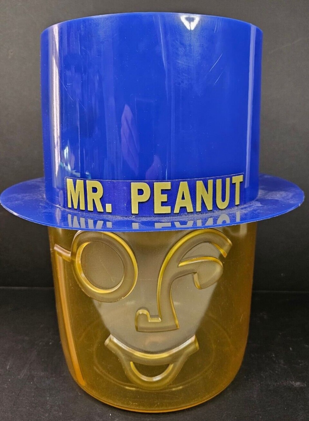 BIG Vintage Mr. Peanut Plastic Planters Peanut Counter Top Container 12 ...