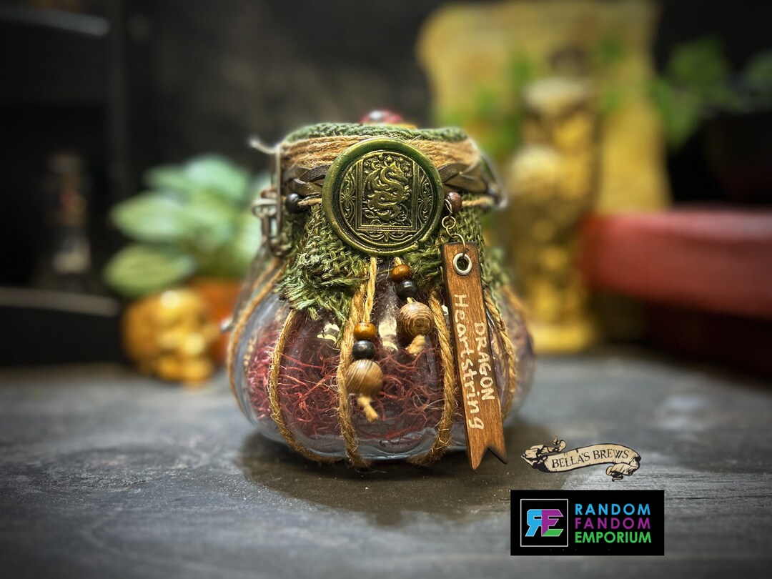 Dragon Heartstring Jar, Magic Potion Prop Ingredient, Magical Beasts ...