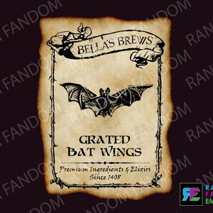 20 Printable Magic Potion Labels, Magical Witch & Wizard Accessory ...