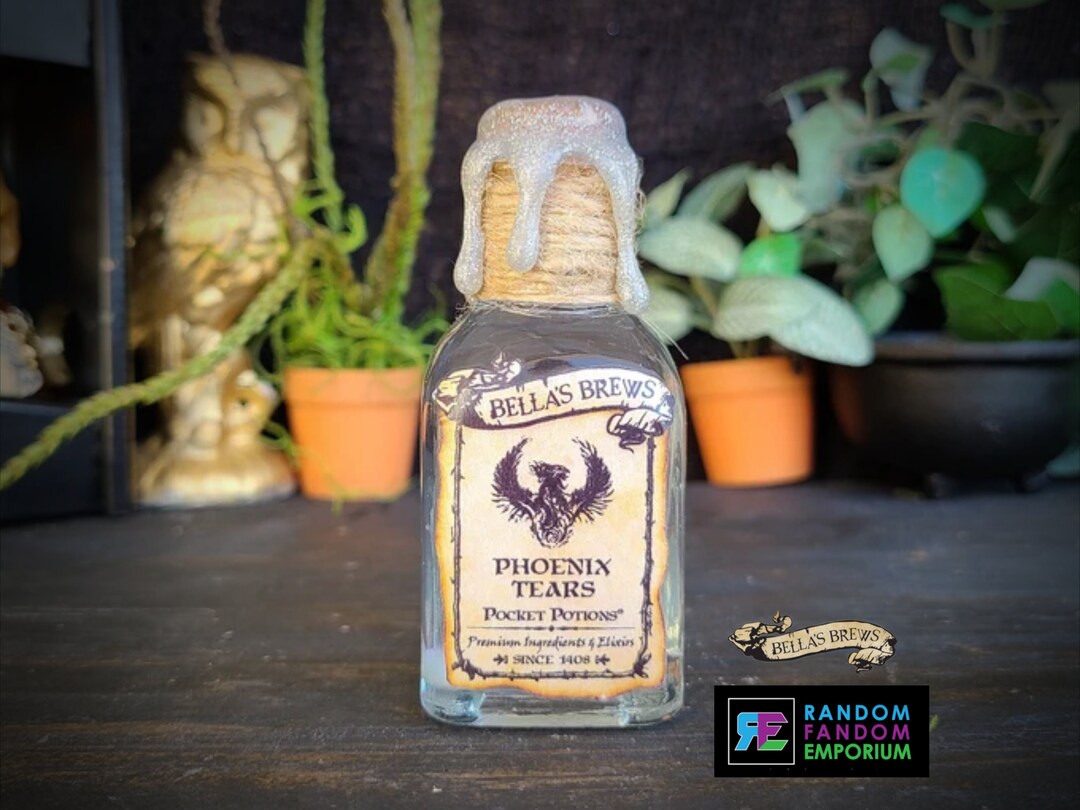 Phoenix Tears Pocket Potion, Magic Potion Prop, Healing Potion, Phoenix ...