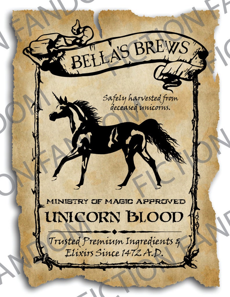 19 Printable Magic Potion Labels Magical Witch & Wizard - Etsy