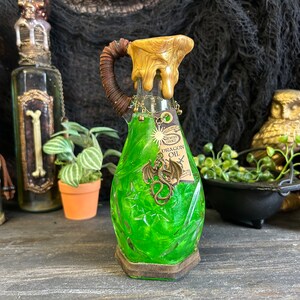 Dragon Oil Potion Master of Potions in RARE Vintage Cut Glass Bottle ...