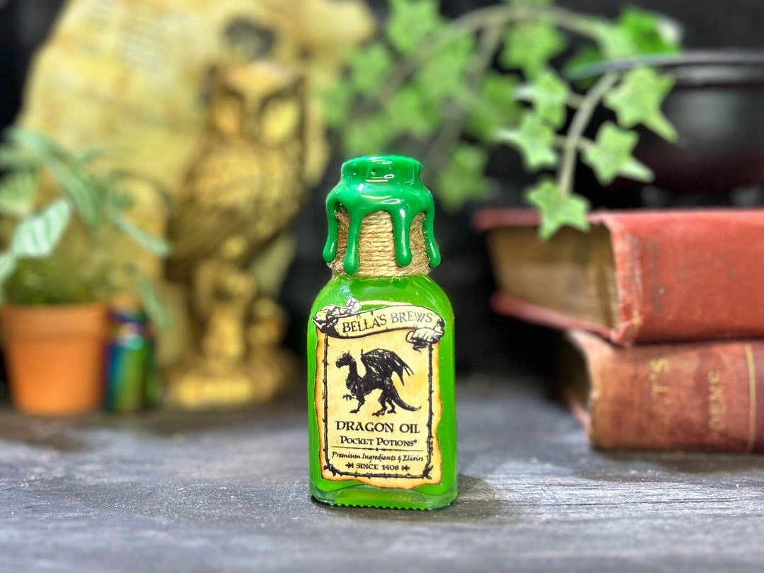 Dragon Oil Pocket Potions COLLECT Them ALL Magical Witch & - Etsy