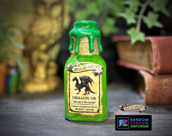 Dragon Oil Pocket Potions, COLLECT Them ALL, Magical Witch & Wizard ...