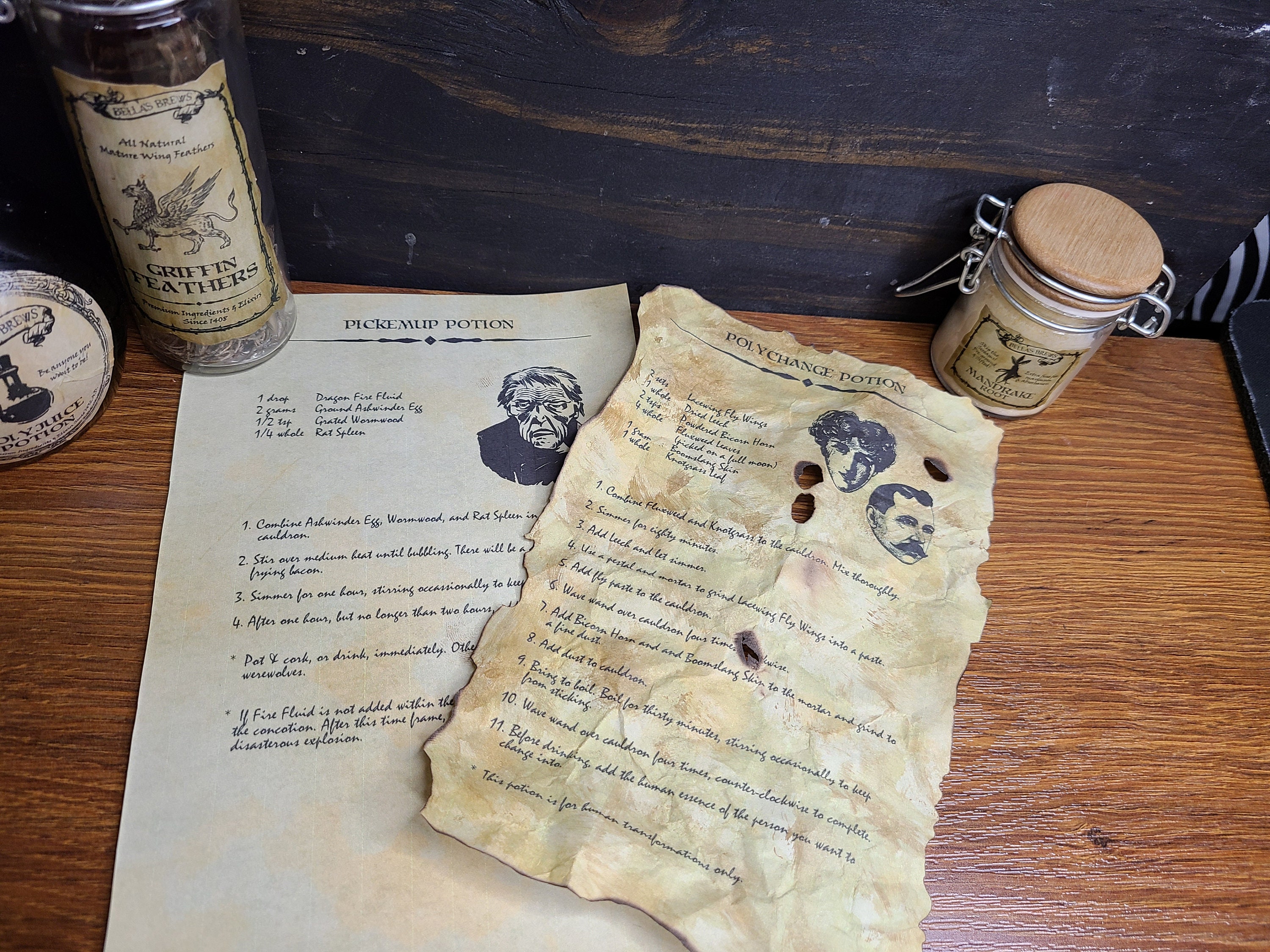 12 24 Pages Printable Magic Potion Book Loose Pages Magical - Etsy Canada