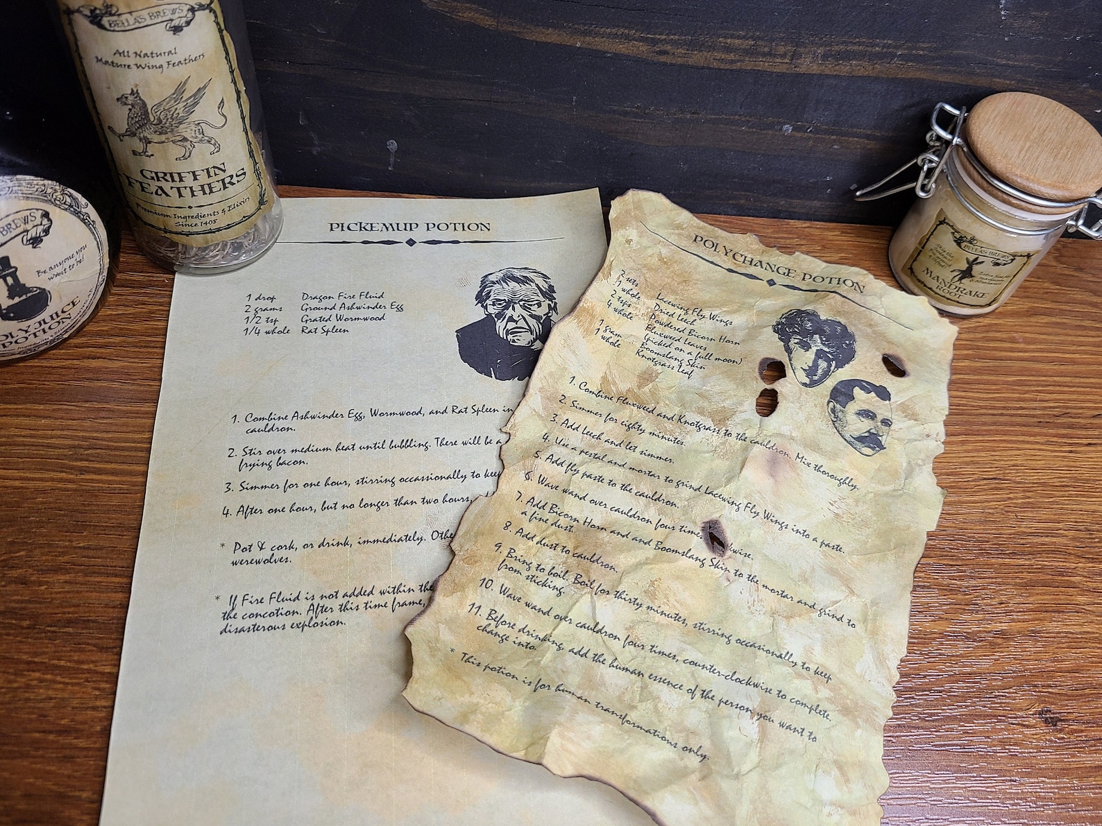 12 24 Pages Printable Magic Potion Book Loose Pages Magical - Etsy