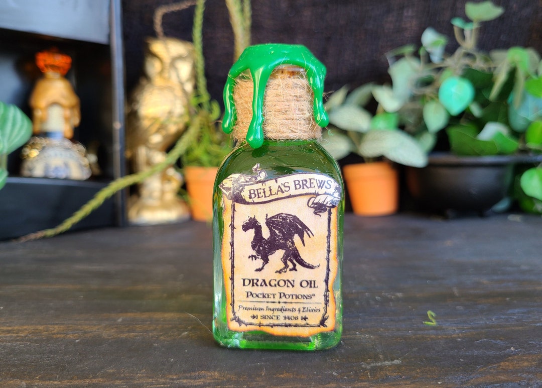 Dragon Oil Pocket Potions COLLECT Them ALL Magical Witch & - Etsy