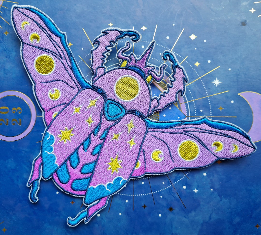 Celestial Beetle Patch - Moon Phase - Etsy