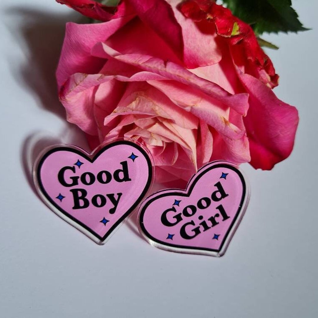 Good Boy/girl Pins - Etsy