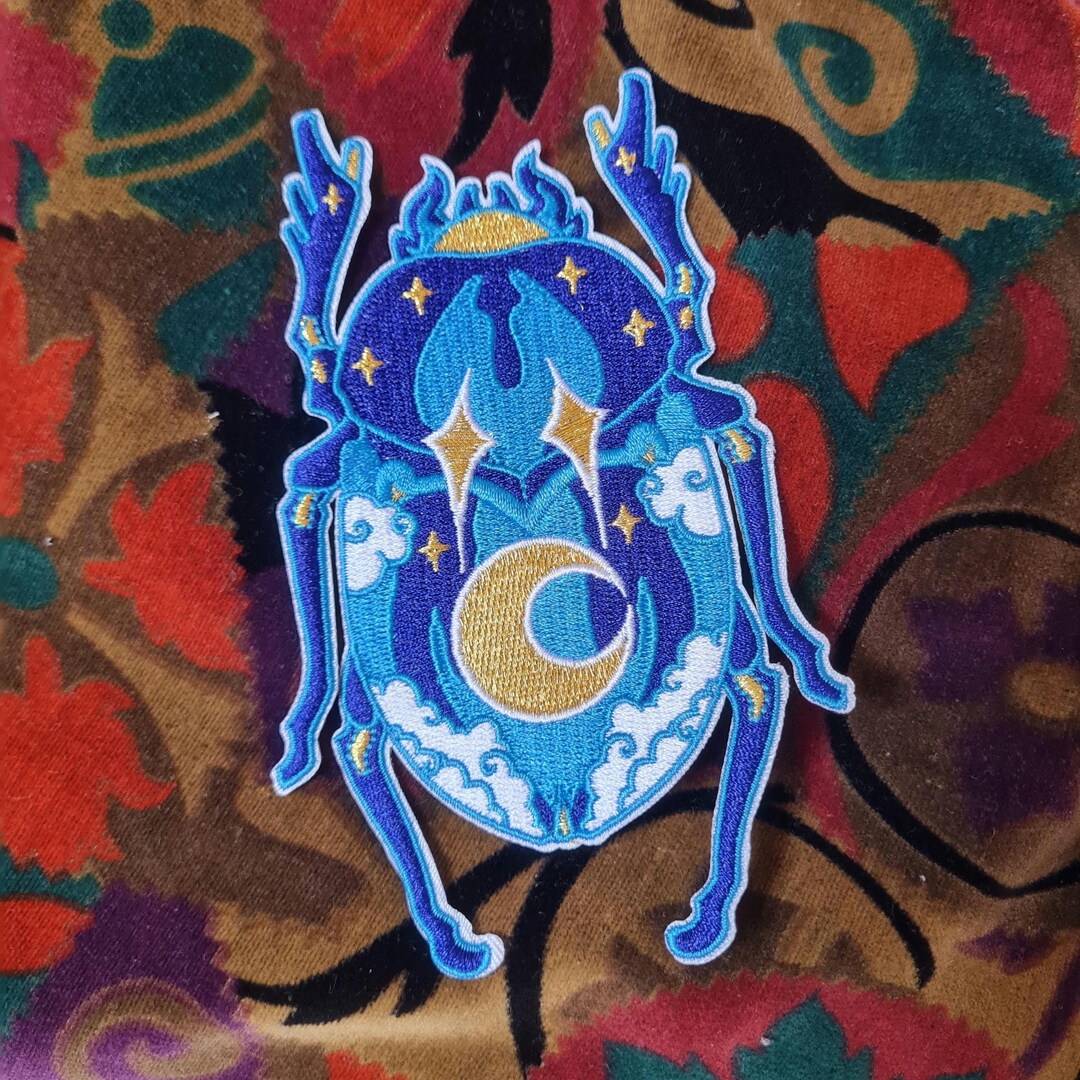 Celestial Beetle Patch - Blue Sky - Etsy