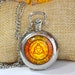 Triquetra Pocket Watch Yellow Celtic Trinity Knot - Etsy