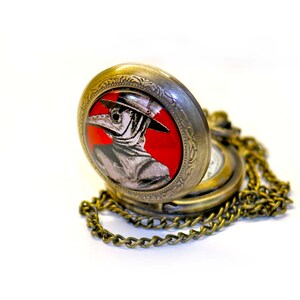 Plague Doctor Pocket Watch - Etsy