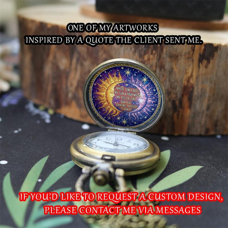 Gallifrey Inspired Pocket Watch – Handmade Doctor Who Pendant Necklace ...